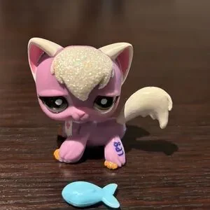 Toys | Authentic Littlest Pet Shop 2271 Glitter Sparkle Purple Longhair ...